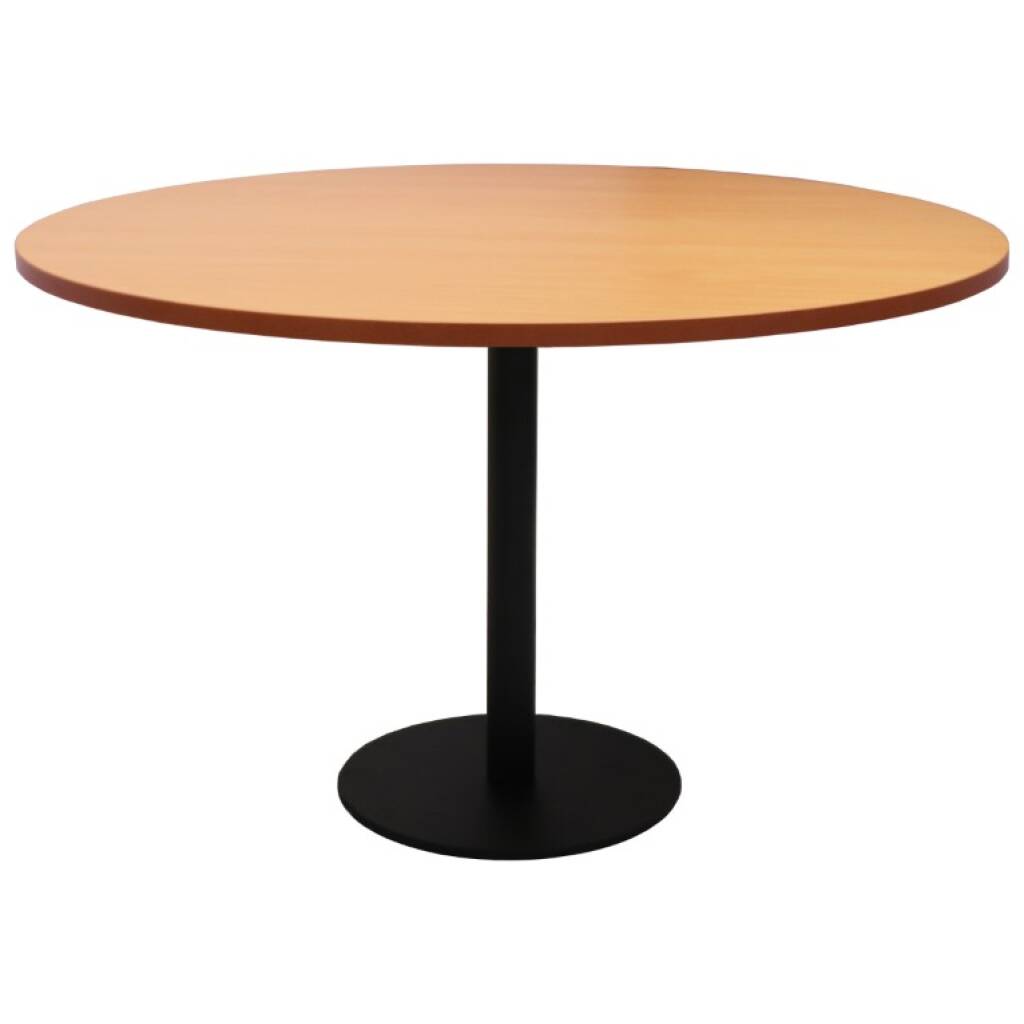 Round Flat Disc Base Table in Black Powder Coat Finish 1200mm Diameter ...
