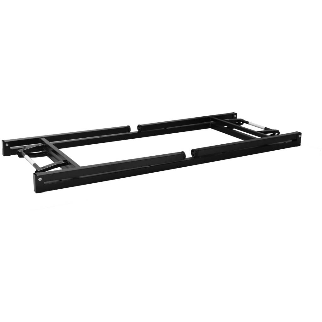 Steel Frame Folding Table Frame Only – Black Powdercoat1400mm W x 580mm ...