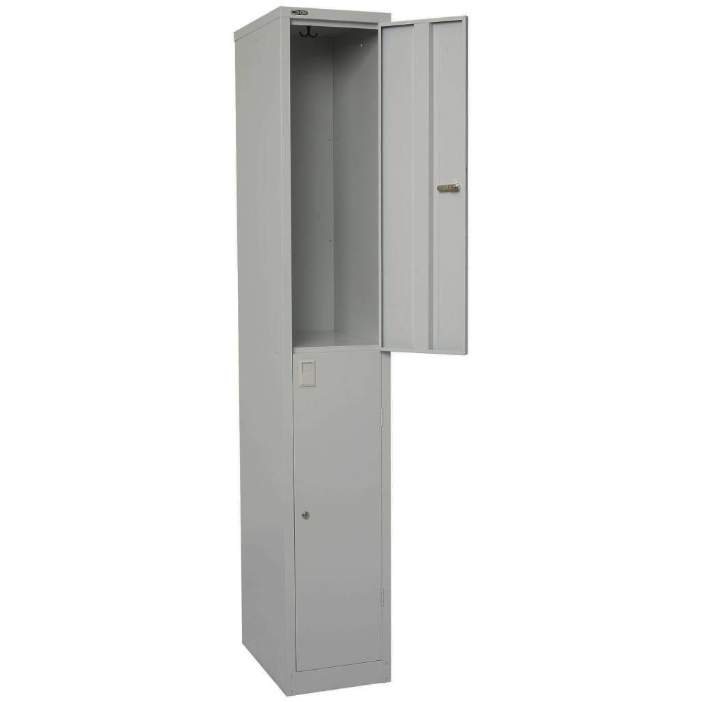GO Two Tier Locker – Assembled 1830mm H x 305mm W – Office Furniture ...
