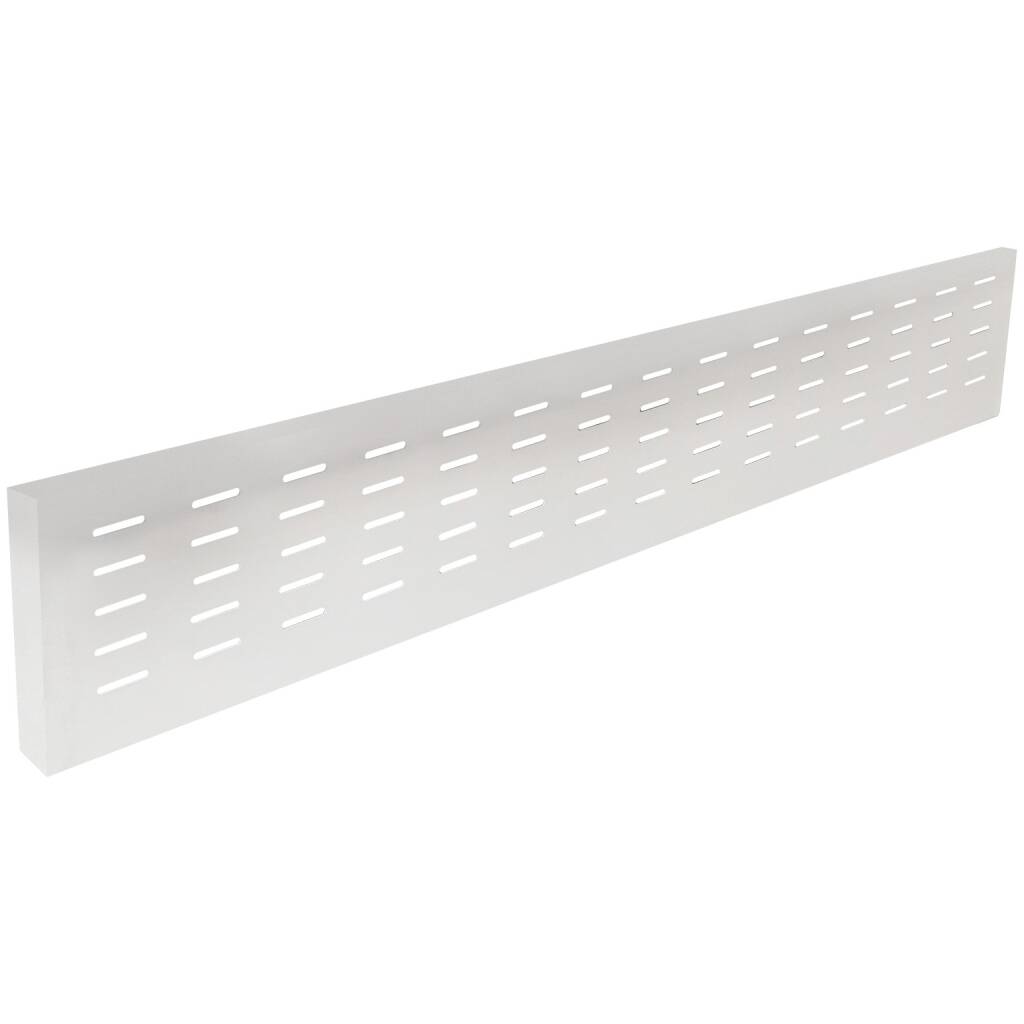 Modesty Panel – 1290mm W x 300mm H x 20mm T – Perforated Steel – Suits ...