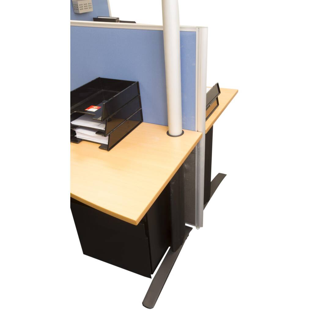 2.1M x 80mm Dia Workstation To Ceiling Power Pole KitIncludes 1 x ...